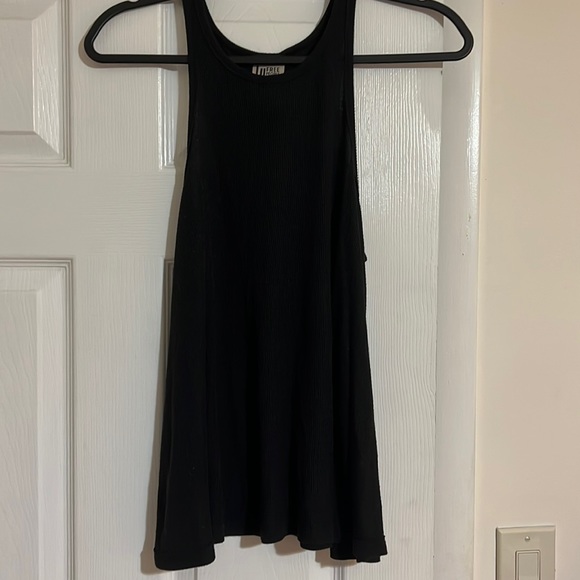 Free People | Tops | Free People Basic Flowly Black Tank | Poshmark
